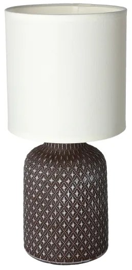 Stolní lampa INER 1xE14/40W/230V hnědá
