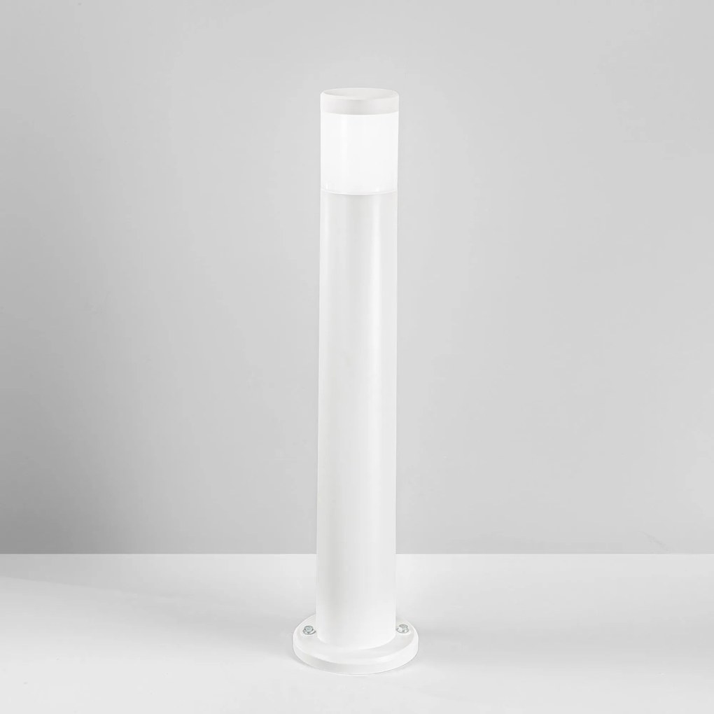 FAN I-FOCUS-R-P-BCO Sloupkové svítidlo Paletto, kruhové, polykarbonátové, bílé, 1 x GU10, 17.5 x 17.5 x 77.5 cm - FANEUROPE