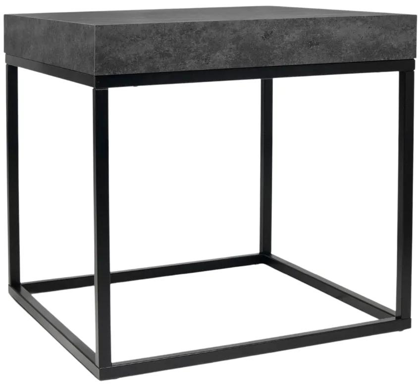 OnaDnes -20% Betonově šedý konferenční stolek TEMAHOME Petra 55 x 55 cm