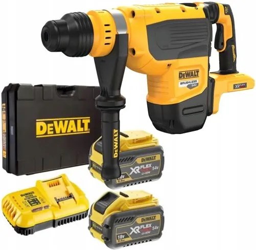 Kombinované vrtací-sekací kladivo SDS-Max 54V 2x9,0Ah DeWALT [DCH735X2-QW] Flexvolt