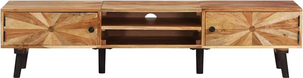 TV stolek 145 x 35 x 35 cm masivní akáciové dřevo 338421