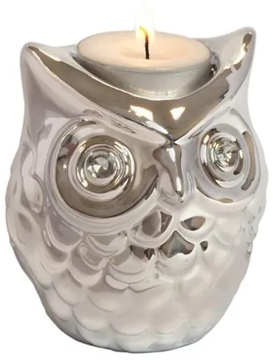 Stojánek na čajovou svíčku Owl