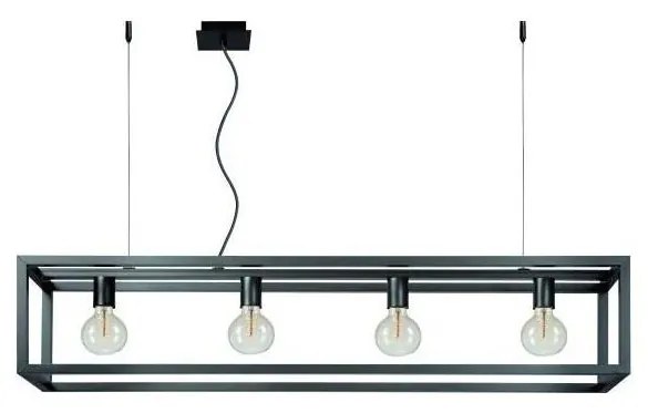 Lucide 31472/04/15 - Závěsné svítidlo ORIS 4xE27/60W/230V