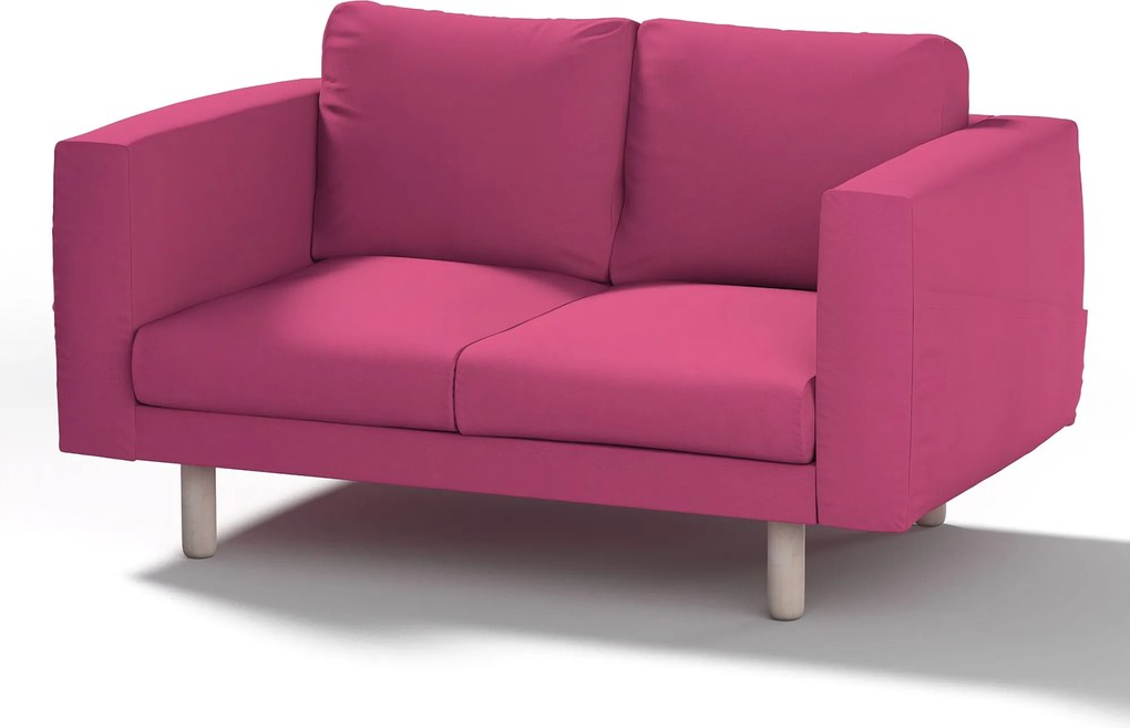 Potah na pohovku IKEA Norsborg 2-místná barva růžová látka pletený vzor