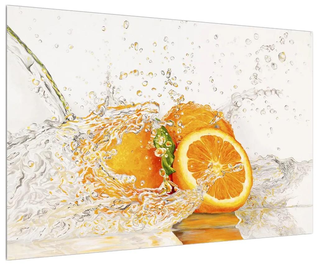 Obraz šťavnatých pomerančů (90x60 cm)