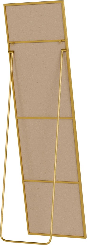 Zrcadlo Benicia 140x40 cm – zlatá lesklá