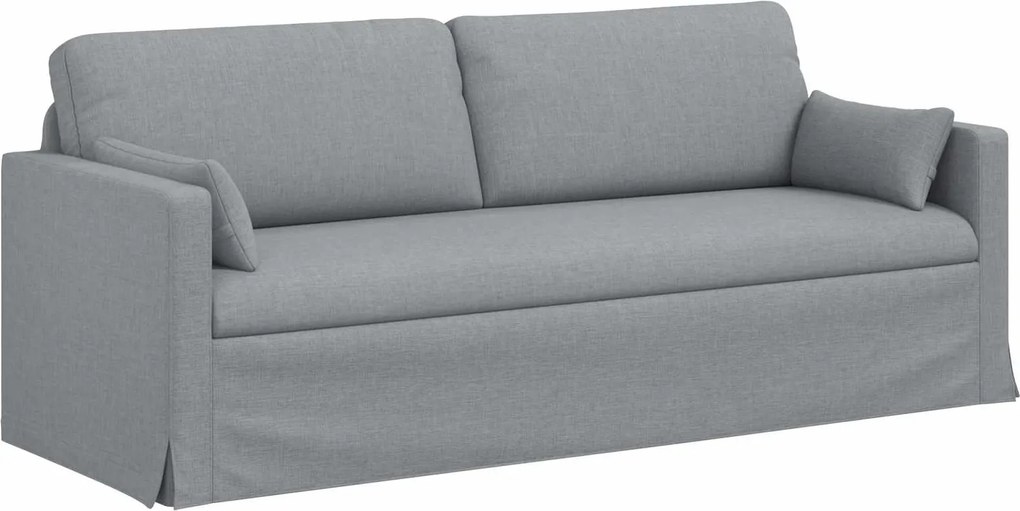 Set pohovek 2 ks Světle šedá textil 3407581