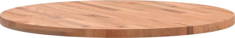 vidaXL Stolní deska Ø 70 x 2,5 cm kulatá masivní bukové dřevo [355938] Barva: světle hnědá