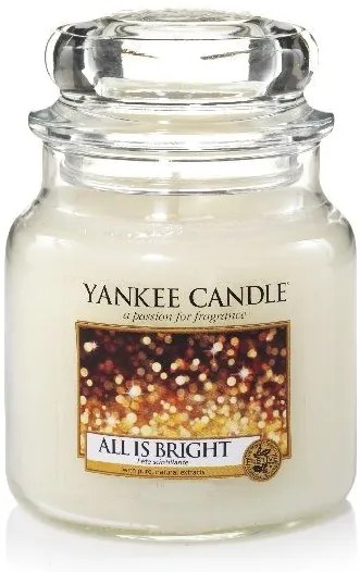 Vonná svíčka Yankee Candle All Is Bright classic střední 411g/90hod