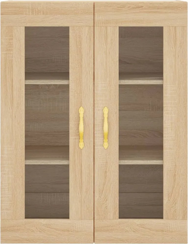 Skříň highboard dub sonoma 69,5 x 34 x 180 cm kompozitní dřevo 3198324