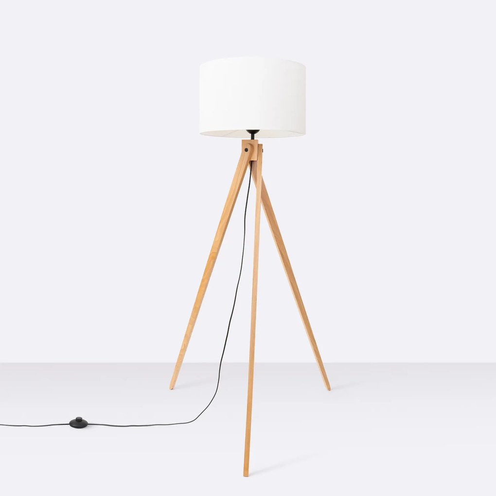 Sollux Lighting Stojací lampa NATT bílá