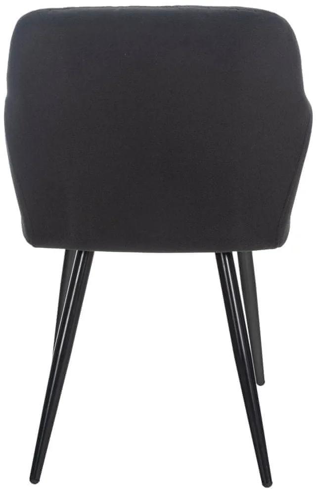 Bhm germany Jídelní židle Shila, textil, černá