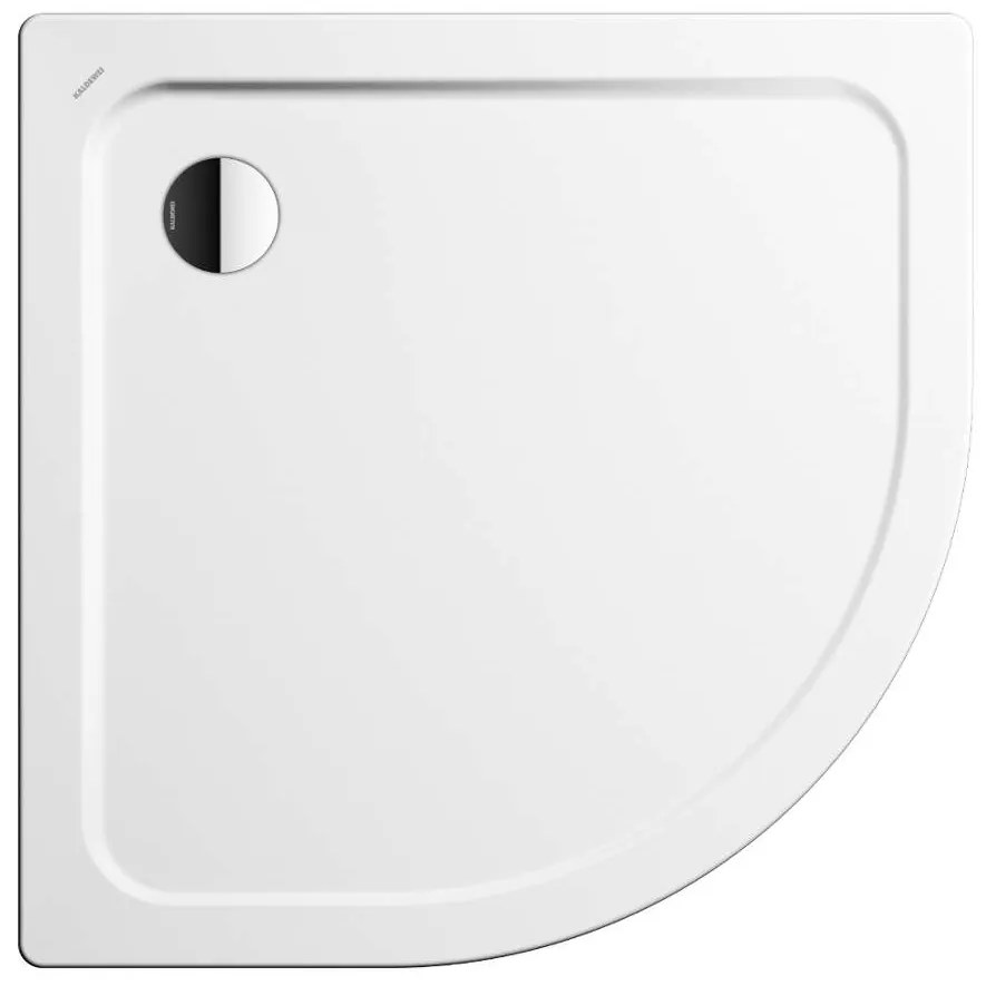 Kaldewei Ambiente - Čtvrtkruhová sprchová vanička Arrondo 872-2, 100x100 cm, polystyrénový nosič, bílá 460248040001