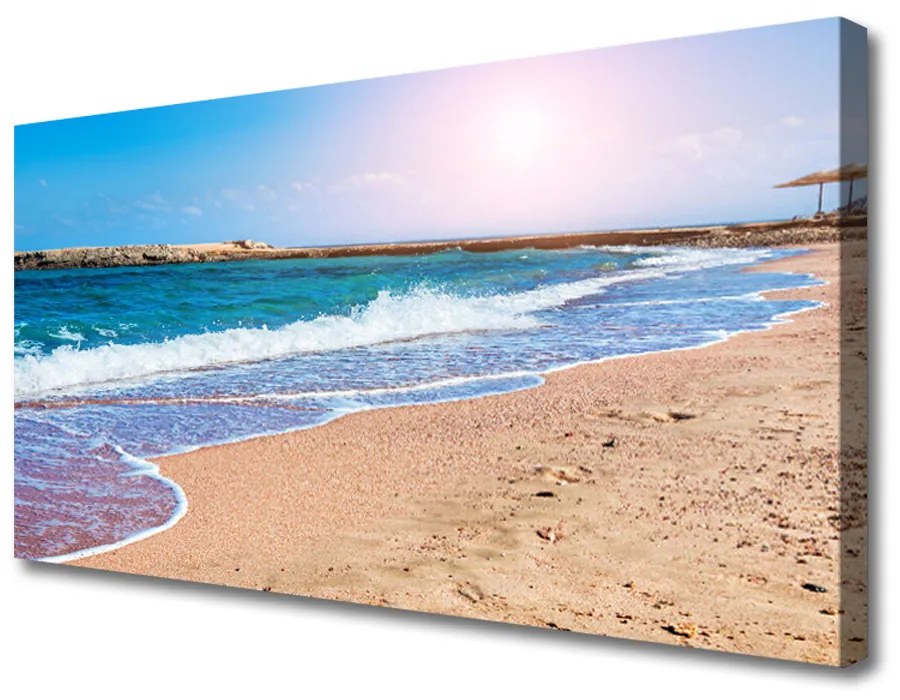 Obraz na plátně Oceán Pláž Krajina 100x50cm