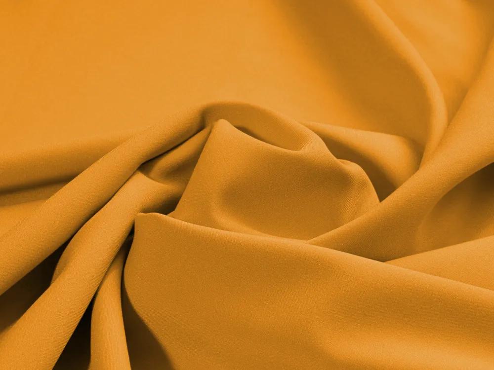 Biante Dekorační oválný ubrus Rongo RG-030 Hořčicově žlutý 140x220 cm