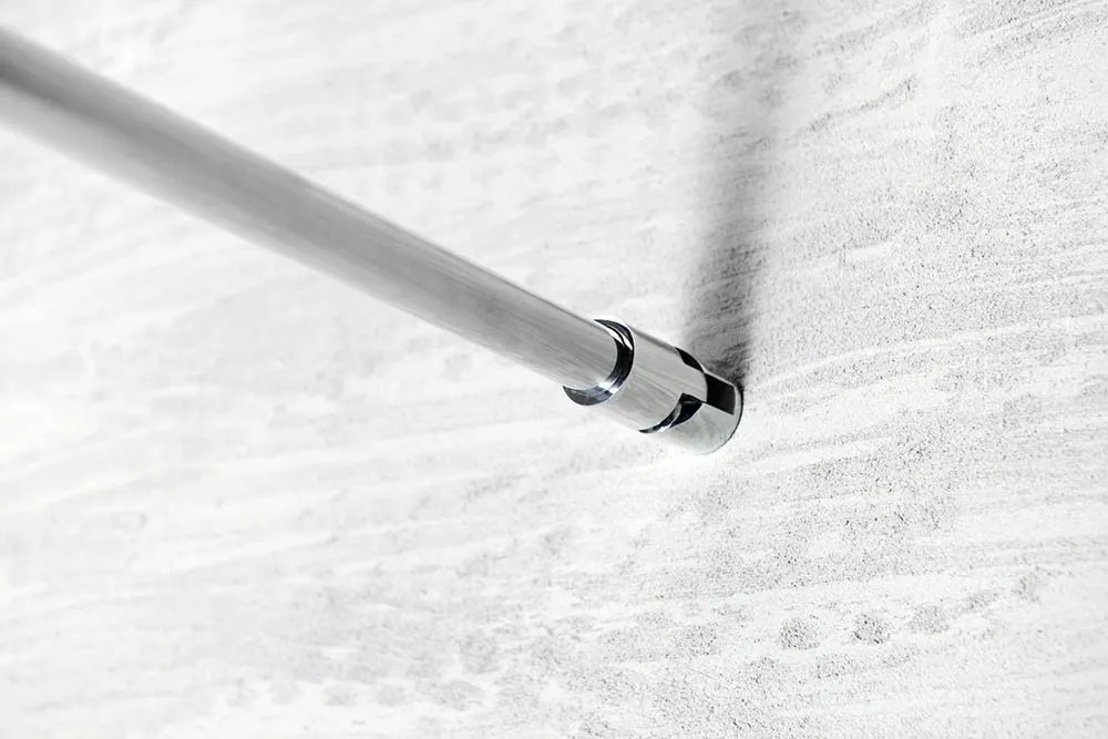 Aqualine Aqualine, WALK-IN stěna k instalaci na zeď se vzpěrou, jednodílná, 1100 mm, čiré sklo, WI111