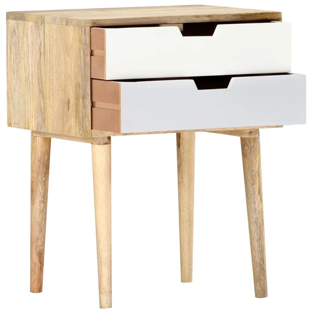 286481 vidaXL Noční stolek 47 x 35 x 59 cm masivní mangovníkové dřevo