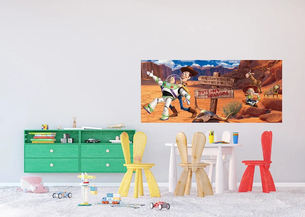 Dětská vliesová fototapeta na zed' Příběh hraček Kaňon, Disney | 202 x 90 cm | DFTDNH 5327