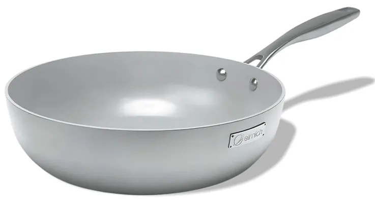 Elmich Nepřilnavá nerezová Wok pánev Tria Ceramic s keramickým povrchem Ø 30 cm
