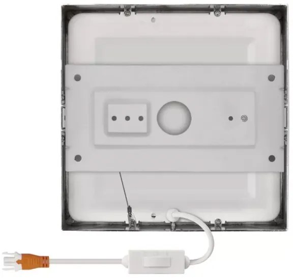 LED Stropní svítidlo LED/12,5W/230V 3000/3500/4000K 17x17 cm chrom