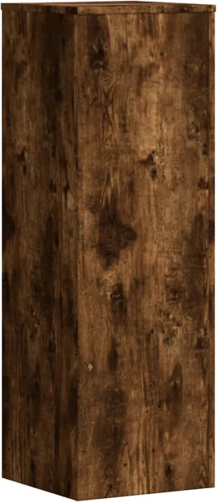 Stojany na rostliny 2 ks kouřový dub 33 x 33 x 100 cm kompozit 3307886