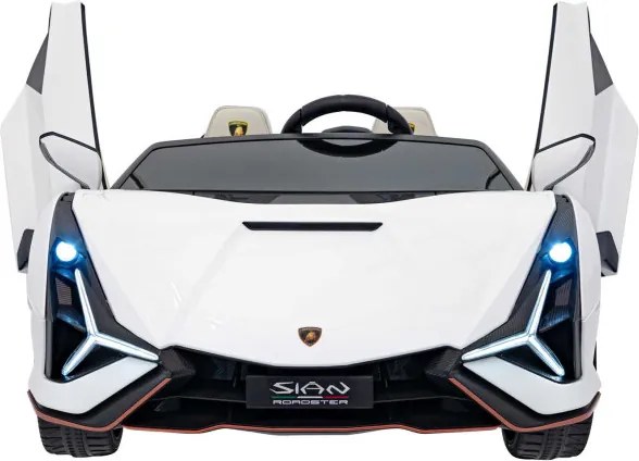 Elektrické autíčko Lamborghini SIAN bílé