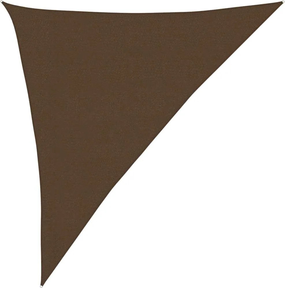 Plachta proti slunci 160 g/m² hnědá 3 x 4 x 5 m HDPE 311806