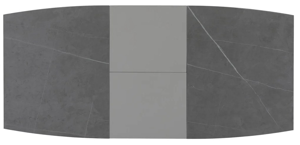 Jídelní stůl 120 + 40 x 70 x 76 cm AUTRONIC HT-424M GREY šedá