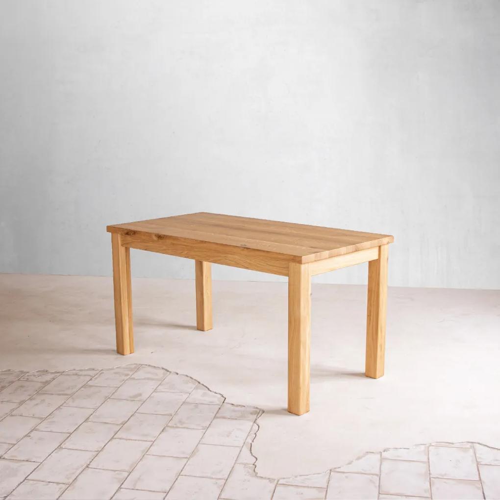 KULHÁNEK Jídelní stůl z dubového masivu Velikost desky: 190x80 cm