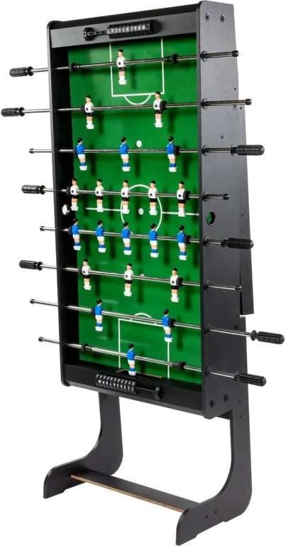 Stolní fotbal fotbálek rozkládací Belfast 121 x  101 x  79 cm - černý