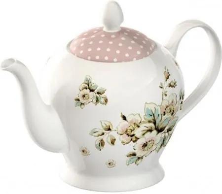 Katie Alice Porcelánová konvice na čaj Cottage Flower 1300ml