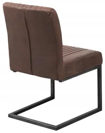 Konzolové židle Big Aston vintage hnědé železo / 38105
