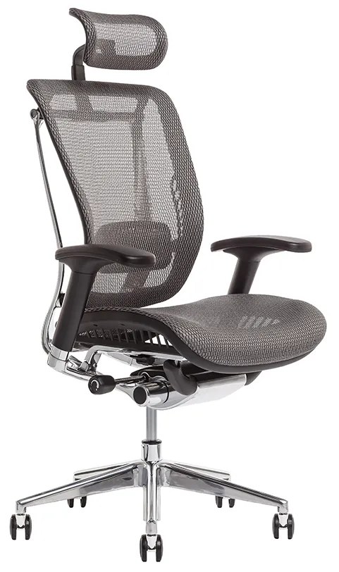 Office Pro Kancelářská ergonomická židle Office Pro LACERTA — více barev, nosnost 150 kg Černá