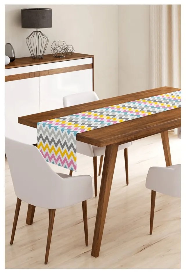 Běhoun na stůl z mikrovlákna Minimalist Cushion Covers Colorful, 45 x 140 cm