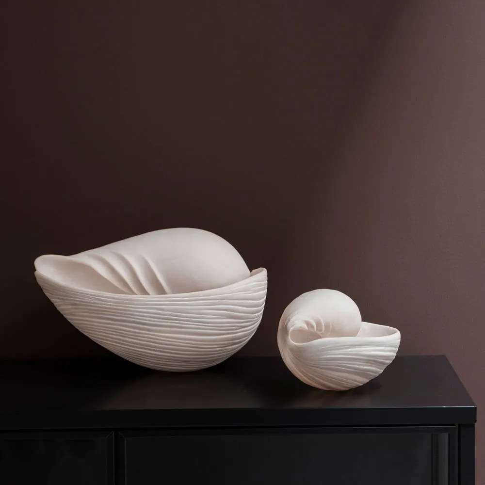 Soška z polyresinu (výška 30,5 cm) Conch – Mette Ditmer Denmark