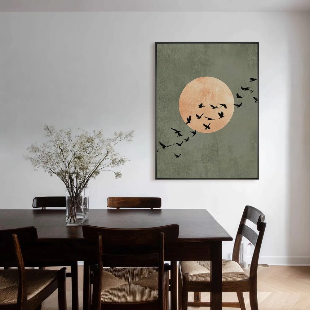 Tištěný obraz s rámem 60x80 cm Midnight Flight – Styler