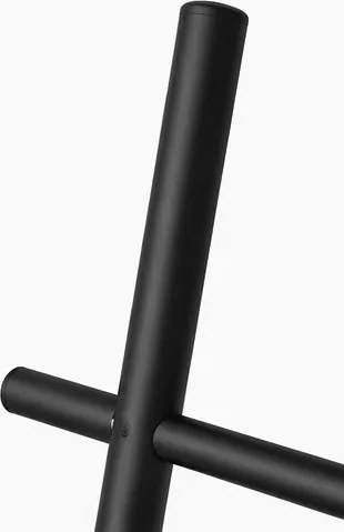 věšák, žebřík na šaty, kov, 169x41 cm, černá, Dekorino TK20260005