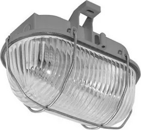 Svítidlo Panlux OVAL SOK-60/S 60W E27 šedá IP44