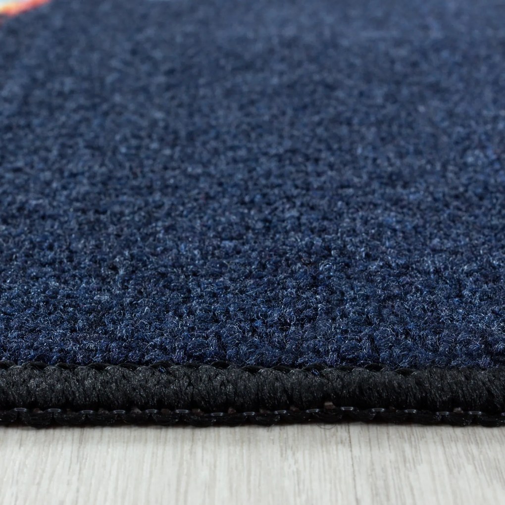 Ayyildiz, Dětský kusový koberec Play 2910 navy, 160x230, modrá, dětský pokoj