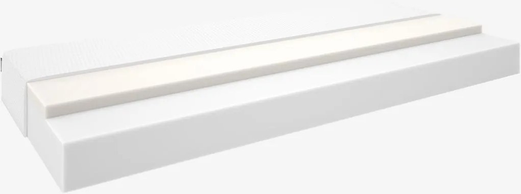 WELLPUR GLOMMA GF30 gold Pěnová matrace 140×200 cm WELLPUR GLOMMA GF30 šedá