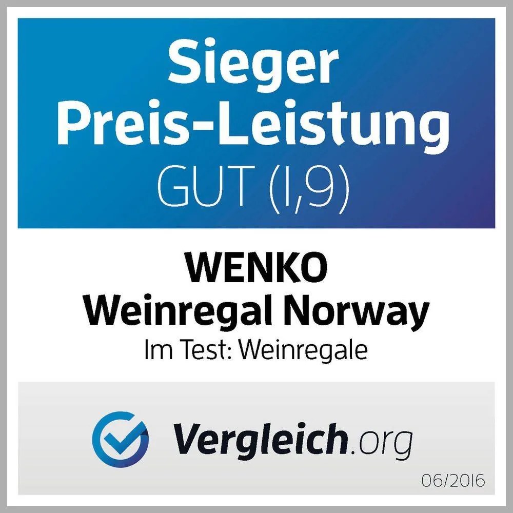 Dřevěný stojan na víno NORSKO - 12 lahví, WENKO