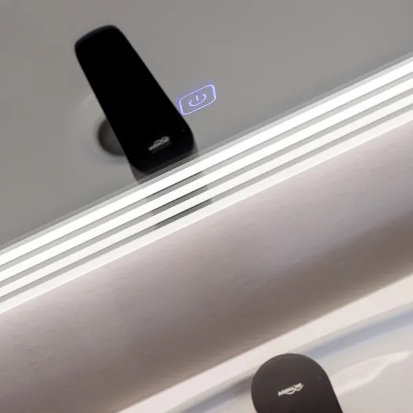 Brilagi - LED Koupel. zrcadlo MELZO LED/30W/230V 60x90 cm IP44 CRI 90 stm. + CCT
