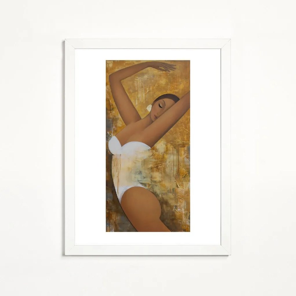 Veronika Švédová | Tanečnice Rám: Černý, Velikost: 40 x 30 cm