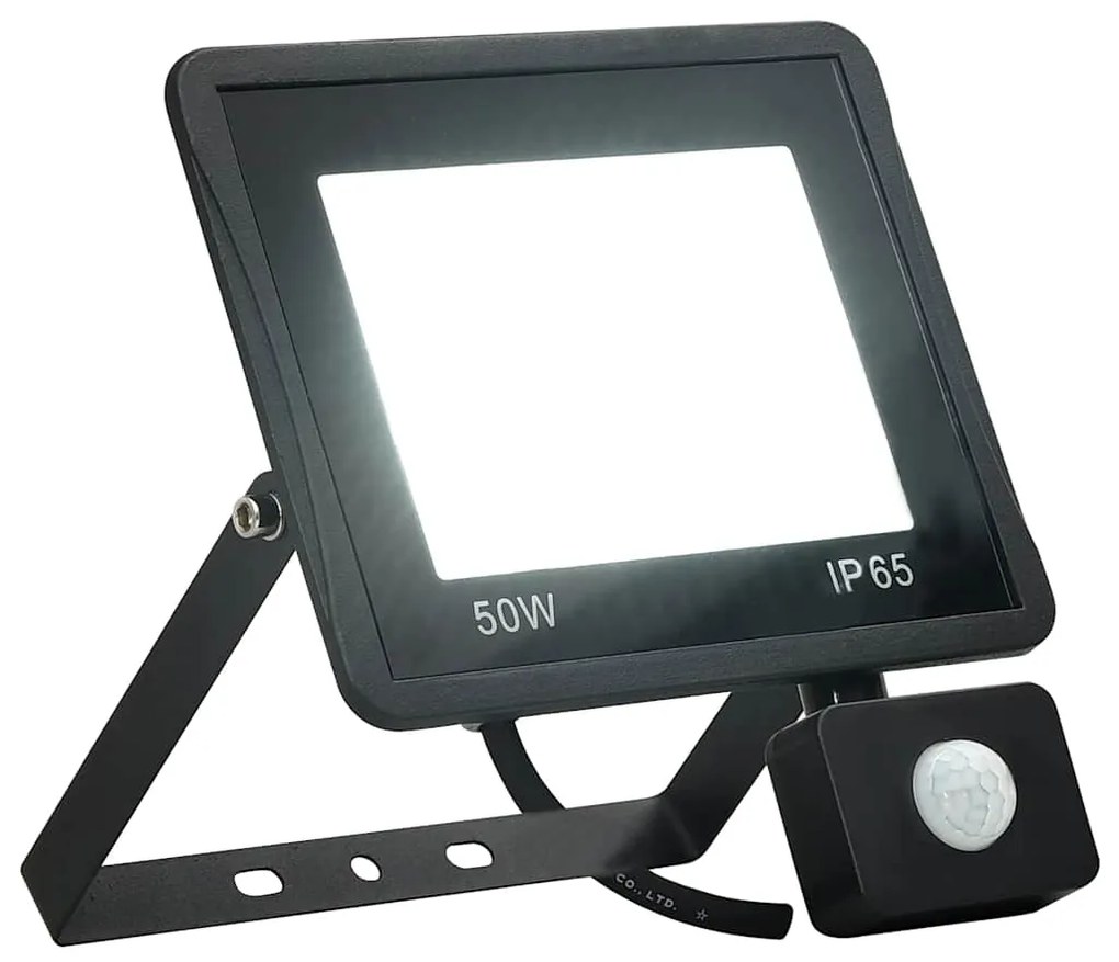 LED reflektor se senzorem 50 W studené bílé světlo 149631