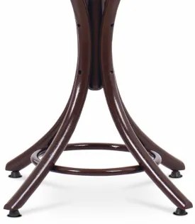 Dřevěný stojanový věšák, tmavě hnědý lak, 186 cm, F-2059 BR