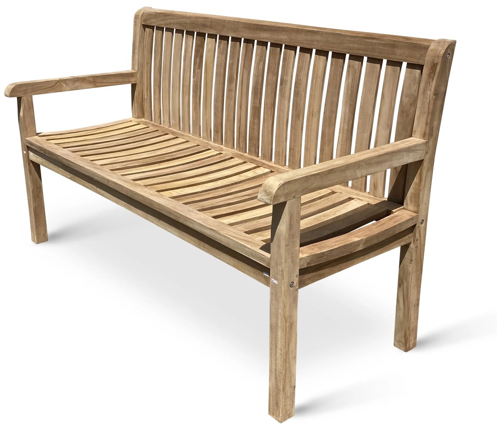 Zahradní dřevěná lavice Kingsbury 150 cm
