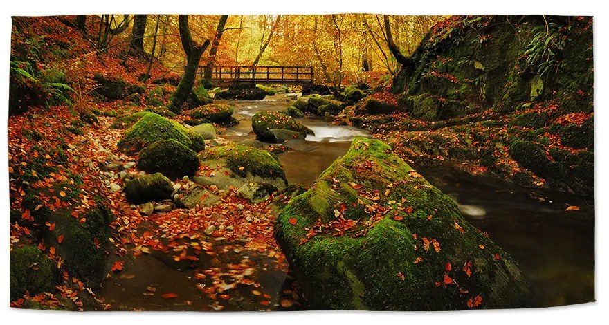 Ručník SABLIO - Most v lese 70x140 cm