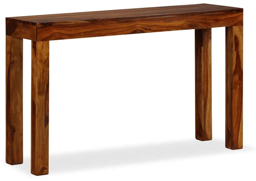 243949 vidaXL Konzolový stolek masivní sheeshamové dřevo 120 x 35 x 75 cm