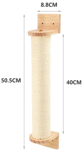 Nástěnný nábytek pro kočky Druh: scratching post c