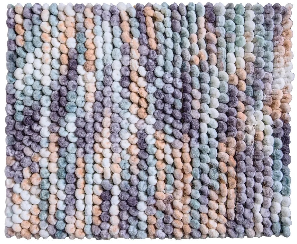 LineaDue PUNTO - Koupelnová předložka stříbrná taupe Rozměr: 50x60 cm